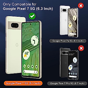 UniqueMe [2+2 Pack] Compatible for Google Pixel 7 5G [2022] Screen Protector Tempered Glass, 2 Pack Camera Lens Protector Case Friendly [Fingerprint Support ][Alignment Tool]