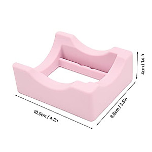 GLOGLOW Non Slip Cup Cradle, Flexible Stable Support Compact Anti Scratch Silicone Cup Cradle for Crafting for Mugs (Pink)