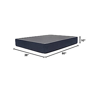 Dreamfoam Bedding Chill 10" Gel Memory Foam Mattress, Twin XL- Made in Arizona