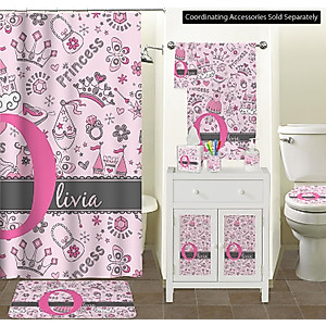 RNK Shops Personalized Princess Waste Basket - Double Sided (White)