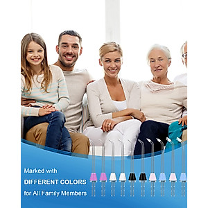 MySmile 10 PCS Replacement Jet Tips Oral Irrigator Nozzle Set Compatible with Waterpik Water Flosser, Includes Classic Tips Periodontal Pocket Tips and Plaque Seeker Tips