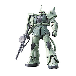 RG Mobile Suit Gundam MS-06F Mass Production Zaku 1/144 Scale Color-Coded Plastic Model