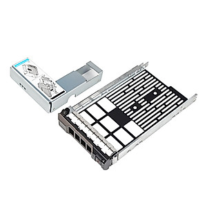 2.5 to 3.5 Hard Drive Adapter SSD, Hard Drive Caddy 3.5" F238F 0F238F KG1CH with 2.5" Hard Drive Caddy Adapter Compatible for Dell PowerEdge T340 T440 T640 T430 T630 R730 R930 T420 T620 R720 R320 R420