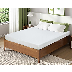 Capacmkseh 5/6 inch Queen Size Gel Memory Foam Mattress for a Cool Sleep & Pressure Relief, Medium Firm Comfort Supportive Pad Mattresses for Motion Isolation, Bed in a Box, CertiPUR-US Certified