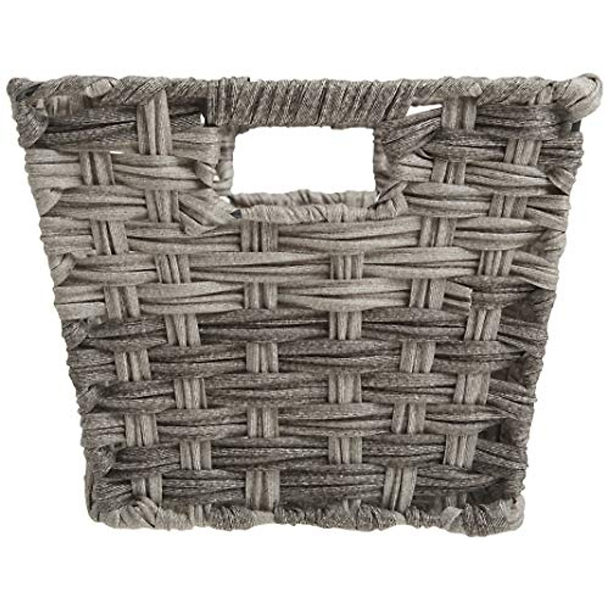 Whitmor Split Rattique Gray Wash Small Tote