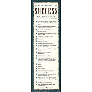 H. Jackson Brown Jr. - 21 Suggestions For Success Poster 11 x 35in