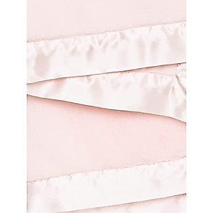 Little Giraffe Posh Mink Baby Blanket 29" x 35", Pink