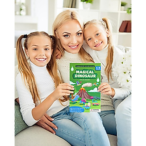 Ezelisy Foil Craft Kit for Kids - Fun Dinosaurs Art Activity for Boys Girls Ages 4-9