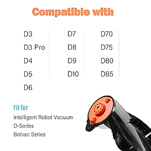 BBT BAMBOOST Replacement Main Brush fit for Neato D4, D7, D8, D9, D10, D6, D5, D3, D3 pro,D70,D75,D80,D85, Connected Series Robot Vacuum Part Replacement Cleaner