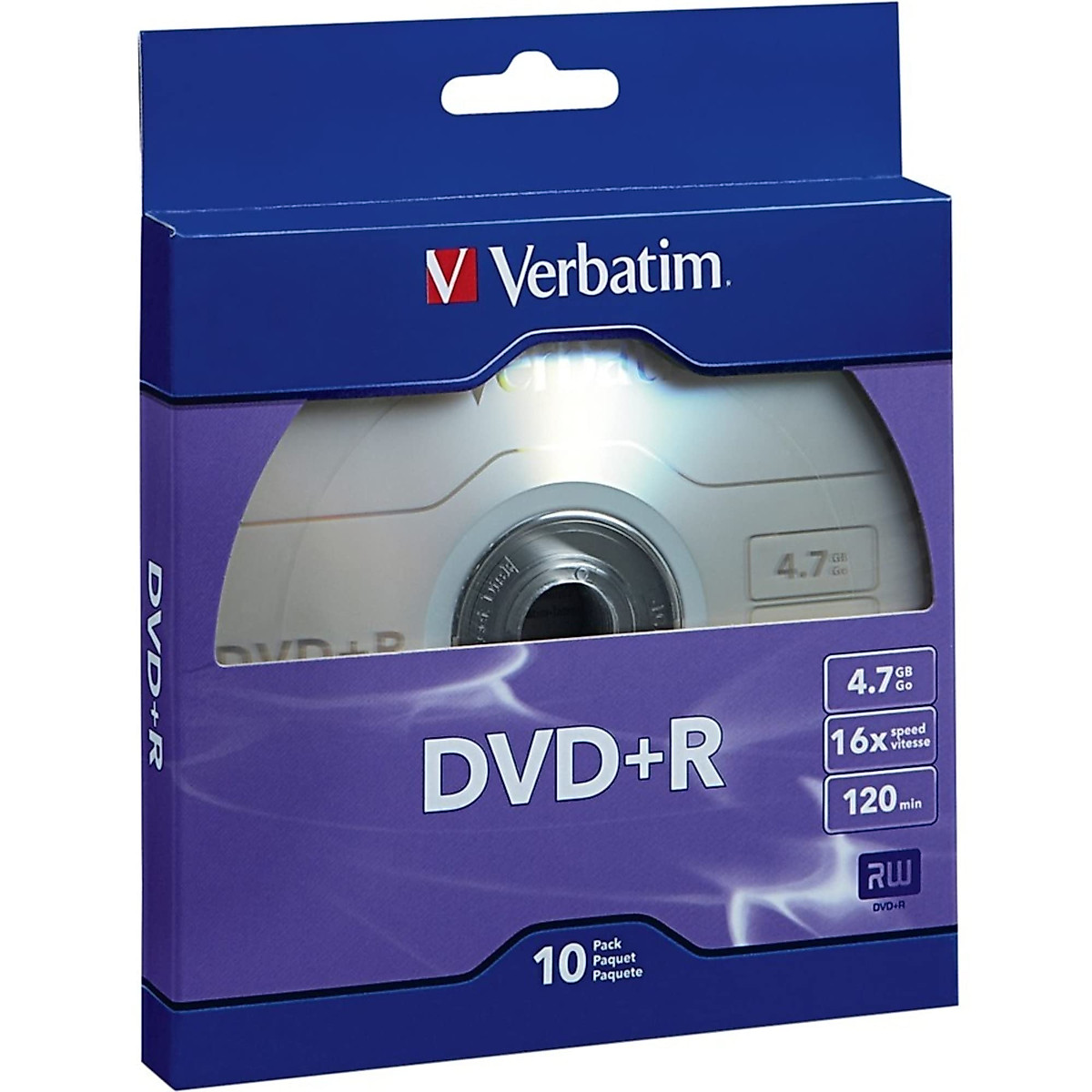 Verbatim DVD+R Bulk Box, Pack of 10
