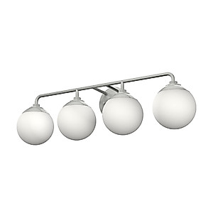 Hunter Fan Company 19180 Hepburn Vanity Light, Brushed Nickel