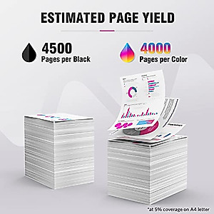 ALLWORK Compatible TN-433 Toner Cartridge Replacement for Brother TN433 TN431 TN433BK Toner Cartridge Works with Brother Color HL-L8360CDW MFC-L8610CDW MFC-L8900CDW Printer (Black Cyan Magenta Yellow)