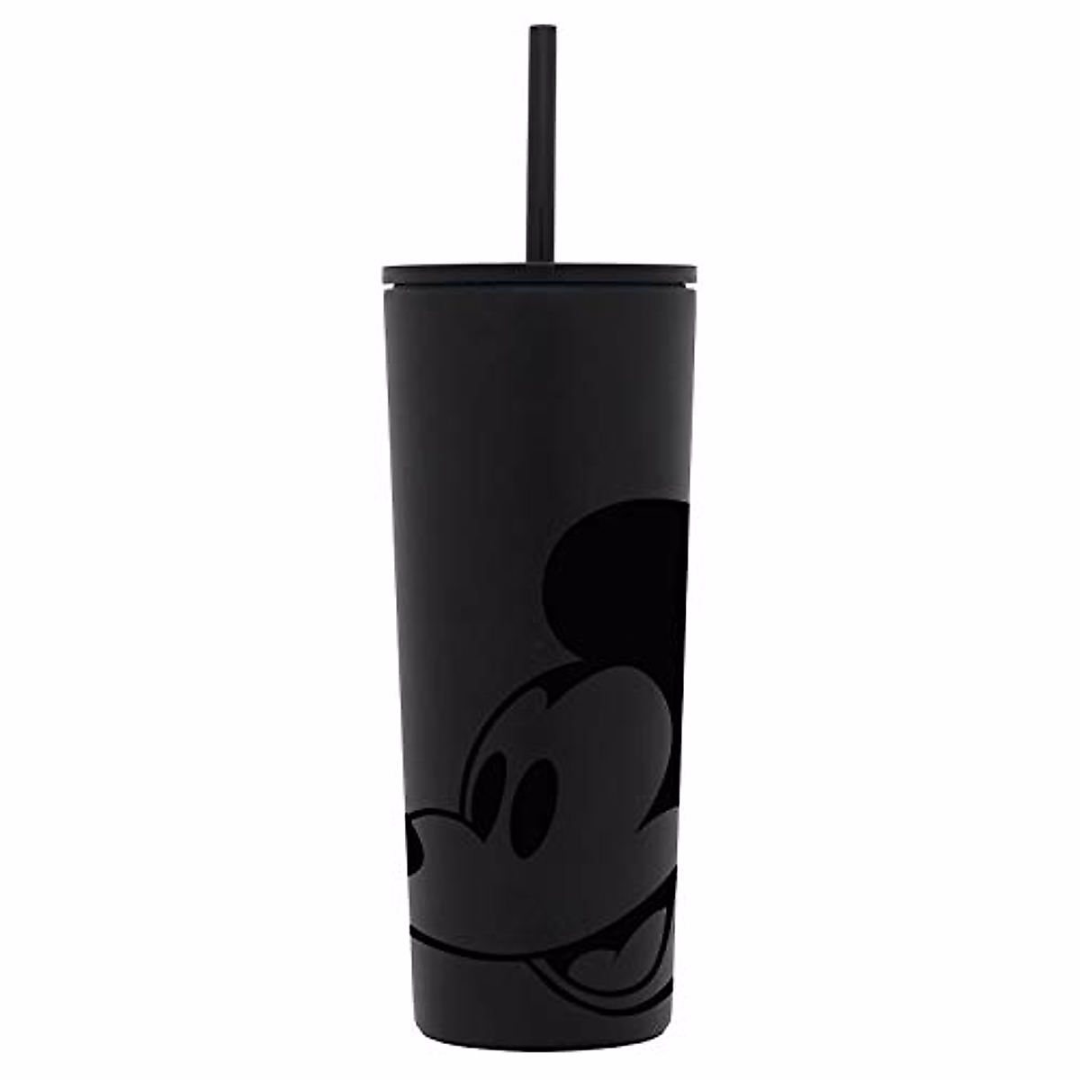 Simple Modern Disney Insulated Tumbler Cup with Flip Lid and Straw Lid | Gifts for Women Men Reusable Stainless Steel Water Bottle Travel Mug | Classic Collection | 24oz Mickey Mouse on Black