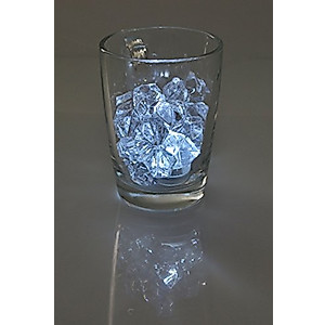 SAMYO Set of 36 Waterproof Wedding Submersible Battery LED Tea Lights Underwater Sub Lights- Wedding Centerpieces Party Decorate (White)