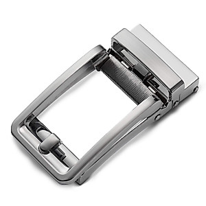CHAOREN 40mm Ratchet Belt Buckle for 1 3/8 Slide Belt Strap, Click Buckle Adjustable Skeleton Shape