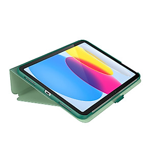 Speck Case for iPad Pro 10th Generation 10.9 Inch - Drop & Camera Protection, Slim Multi Range Stand, Apple Pencil Holder - Fluorite Green/Eggshell Green