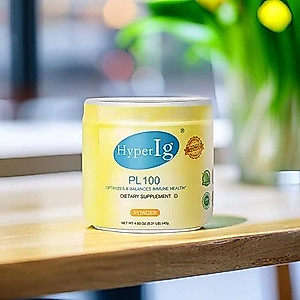 HYPERIG PL-100 2 Pack Protein Powder & 1 Auto Stirring Mug Original Hyperimmune Egg Supplement with Immune Components Magnetic Mug Stainless Steel 31 (4.5g) Servings by BeyondIgY