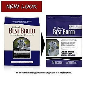 Best Breed Dr. Gary's Large Breed Dog Diet Made in USA [Natural Dry Dog Food] - 13lbs, Dark Brown (7-53182-95270-3)