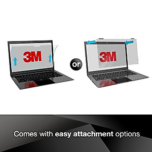 3M Privacy Filters for 27 Inch Widescreen Monitor, Reversable Gloss/Matte, Reduces Blue Light, Screen Protection, 16:9 Aspect Ratio (PF270W9B)