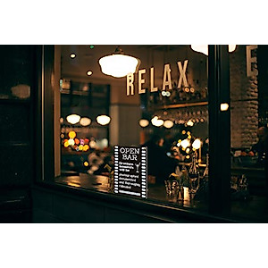 CARISPIBET Open Bar | Home Decoration Sign Kitchen Decorative Party Signs 12" x 8"