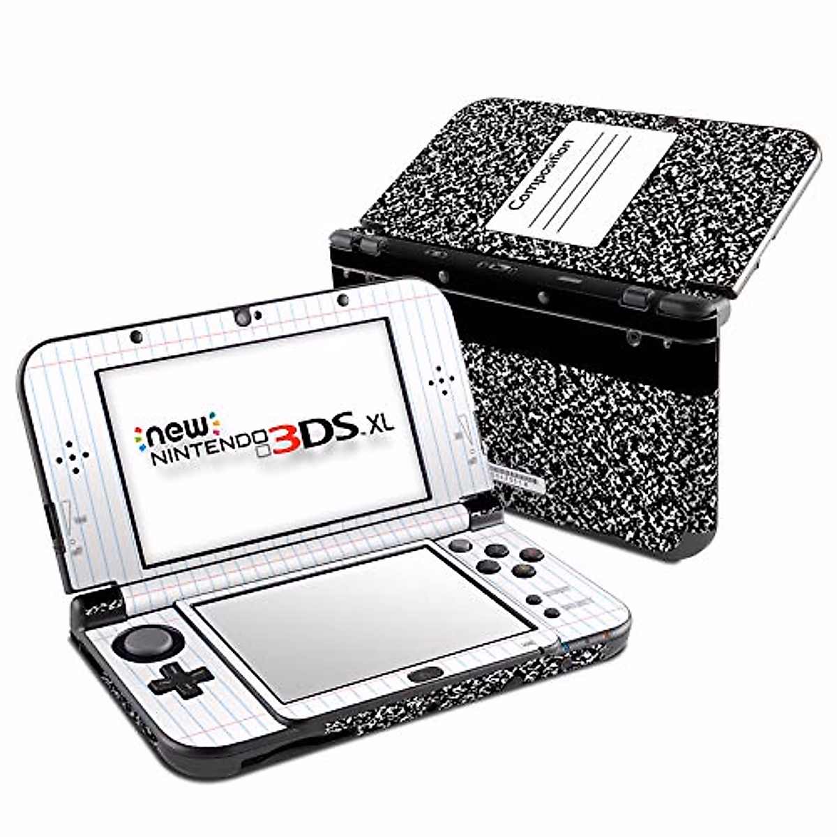Composition Notebook - DecalGirl Sticker Compatible with Nintendo 3DS XL Skin