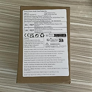 JIA JIA LAI Acrylic Case Show Display Box Transparent Dust Proof Black Base 1:43 Model Cars