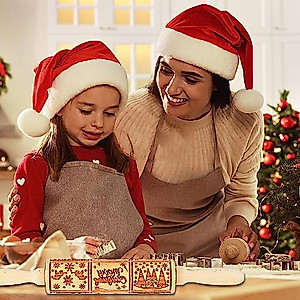 XINBADA Rolling Pins for Baking- Embossed Rolling Pin Set for Baking, Perfect Baking Tools & Cookie Molds