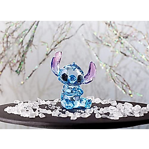Enesco Facets Disney Lilo and Stitch Figurine, 3.5 Inch, Blue