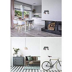 SirHoldeer Key Rack for Wall, Black Key Holder for Wall Decorative, Metal Wall Decor for Office, Hallway, Entryway, Key Hooks Hanging Keys, Small Key Hanger for Wall, Farmhouse Home Sweet Home Sign