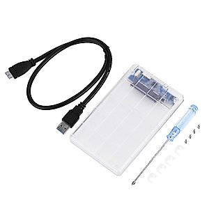 2.5 Inch SATA to USB 3.0 Hard Drive Disk Enclosure, HDD SSD Storage Box Case Enclosure