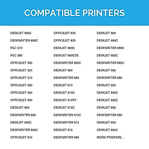 LD Remanufactured Ink Cartridge Replacements for HP 29 & HP 49 (3 Black, 2 Color, 5-Pack)