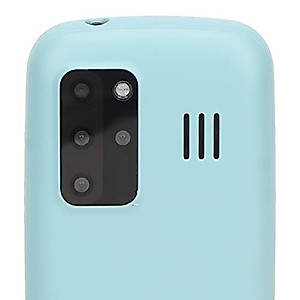 VINGVO Senior Cell Phone, Cell Phone 2.4in Screen 2G GSM for Home (Sky Blue)
