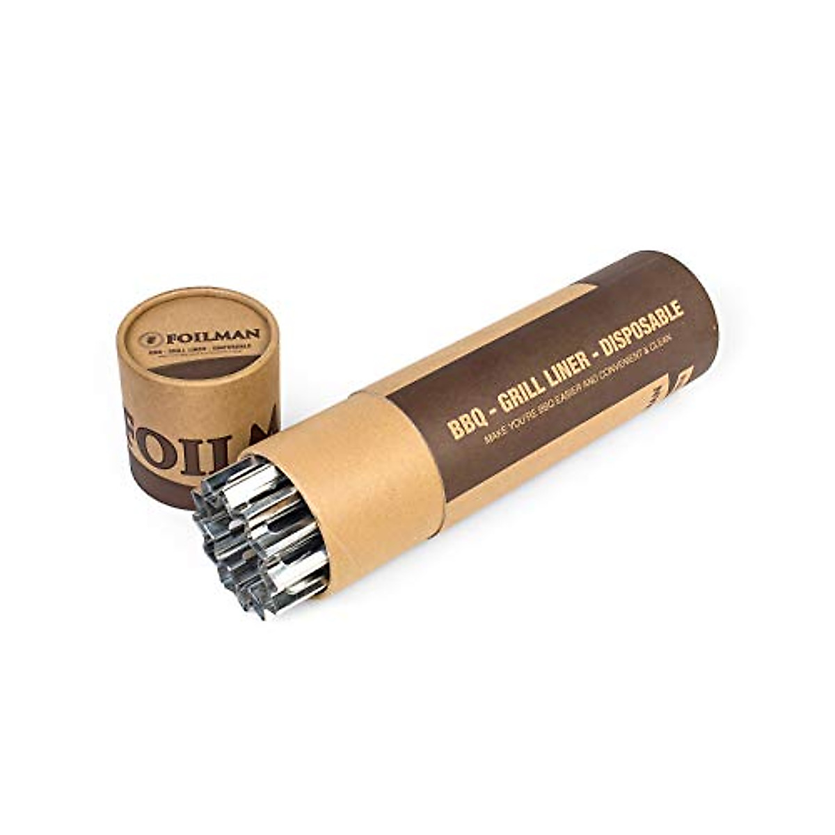 Clean Grill BBQ Disposable Aluminum Liners | 12 x 20 inch/Disposable Grill Grates - Pack Of 12