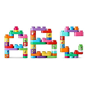 LeapFrog LeapBuilders 81-Piece Jumbo Blocks Box, Pink,24 months to 5 years