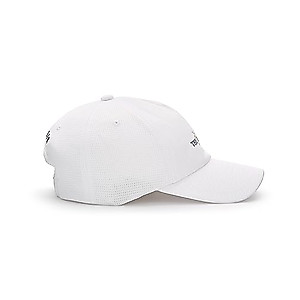 PGA TOUR Men's Standard Mesh Golf Hat, Bright White, One Size
