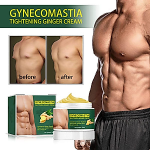SoliPac Gynecomastia Tightening Ginger Cream - 30ML Tightening Ginger Cream,Effectively Shrinks Men Chest Tightening Ginger Cream (1 PCS)