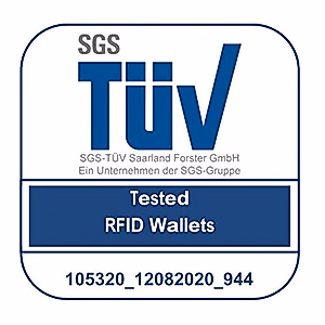 PULARYS GOBI Wallet - Made of Italian Leather - RFID Protection - 2 Pockets for Banknotes - Holds up to 6 Cards - For Men & Women - Minimalist Design - Caffe Latte Colour