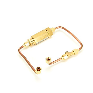 Bunn 24394.0222 Strainer/Flow Control Assembly with Tubing .222Gpm & 20216.0000 Funnel Assembly with Stainless Steel-Black Handle, Silver