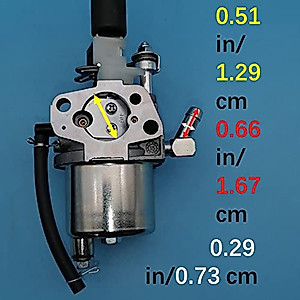 Tuzliufi Carburetor Compatible with Ariens Idle-down Control ST24LE ST28DLE 08200803 08200920 08201024 08201215 921023 921024 921030 921045 921046 921317 921319 921321 921322 20001171 L15D Z193