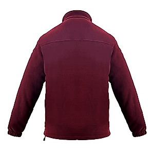 CONOMAX Men's Polar fleece jacket, bond Teddy plush keep warm, Winter Outdoor(Available In Plus Size)