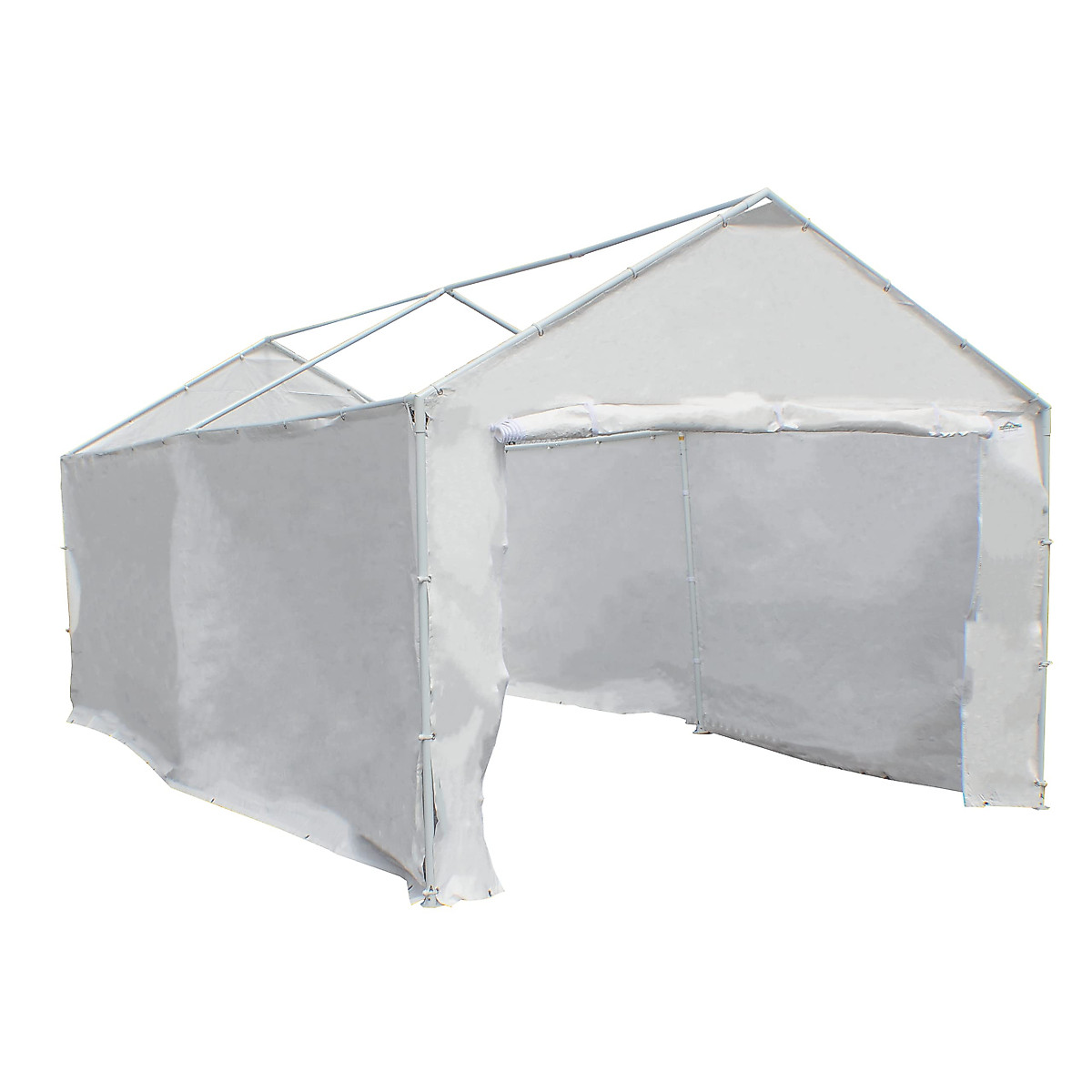 Caravan Canopy 12000211010 Side Wall Kit for Domain Carport, White (Top and Frame Not Included)