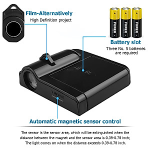 2Pcs Car Door Lights Logo Projector, Wireless LED Car Door Paste Welcome Courtesy Light, Holeless Magnet Sensor Ghost Shadow Welcome Lamp, Naruto Sharingan Light Accessories (Sharingan #1)