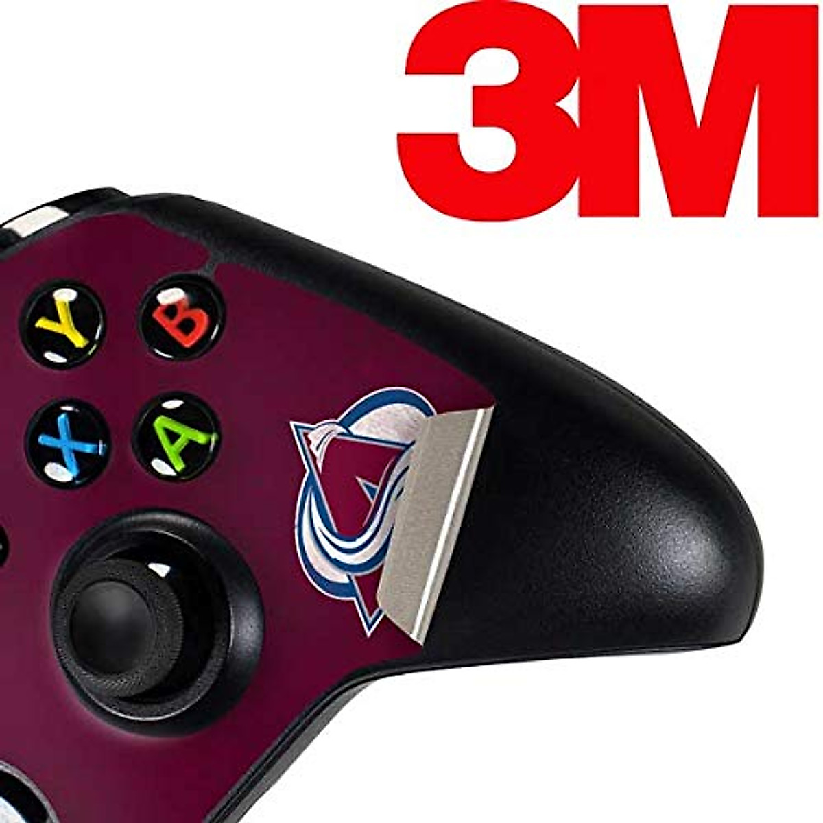 Skinit Decal Gaming Skin Compatible with Xbox One Controller - Officially Licensed NHL Colorado Avalanche Distressed Design