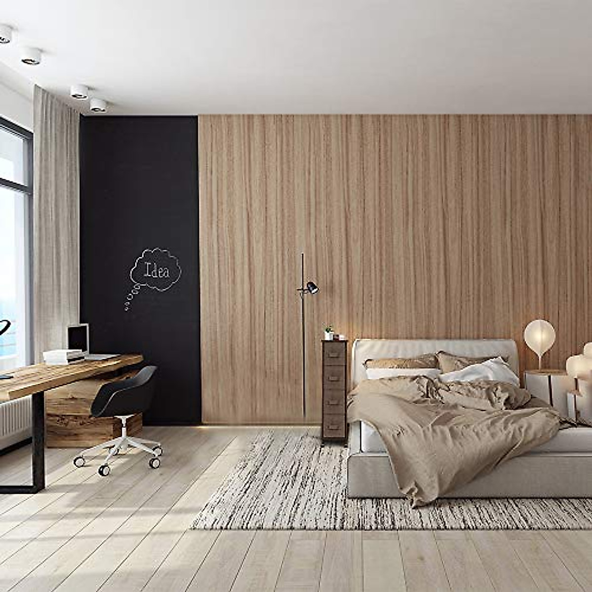 Narrow Dresser, Vertical Storage Unit with 4 Fabric Drawers, Metal Frame, Slim Storage Tower, 7.9" Width, for Living Room, Kitchen, Small Space, Gap (Brown)