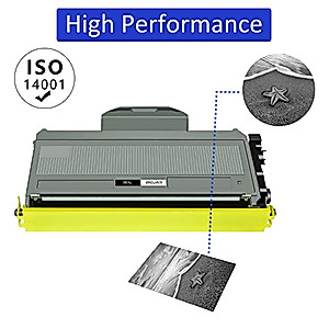 KCMYTONER 2 Packs Compatible for Brother TN360 TN330 High Yield Mono Laser Toner Cartridge Black for HL-2140 HL-2170W DCP-7030 DCP-7040 MFC-7340 MFC-7345N MFC-7440N MFC-7840W Series Printers