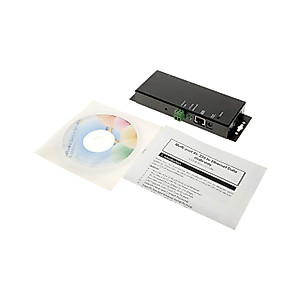 SerialGear Industrial 2-Port RS-232 to Ethernet Data Gateway TCP/IP