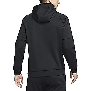 Nike Therma-FIT Graphic Baseball Hoodie (as1, alpha, s, regular, regular, Black)