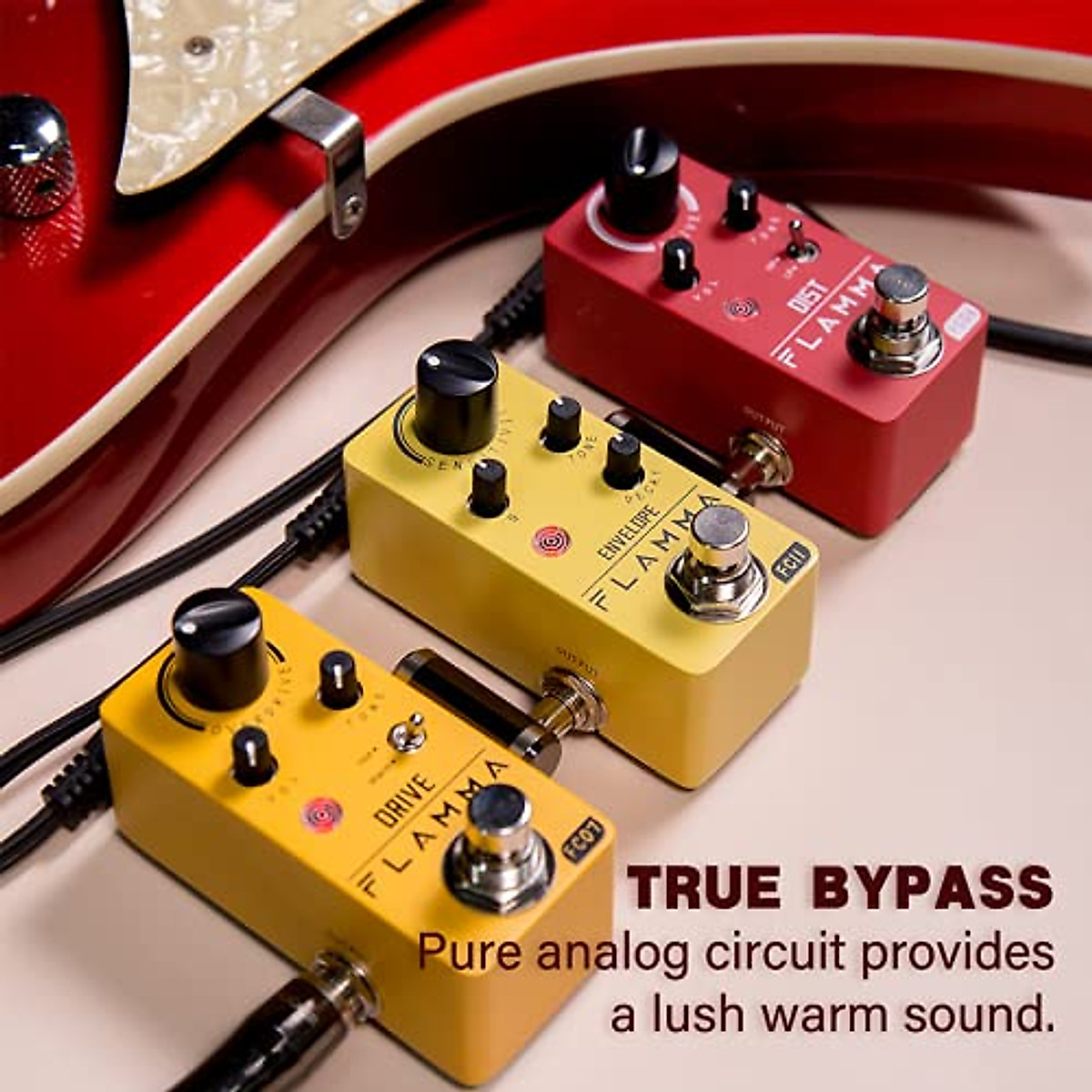 FLAMMA FC11 Auto Wah Pedal Envelope Filter Guitar Effects Pedal True Bypass for Guitar and Bass