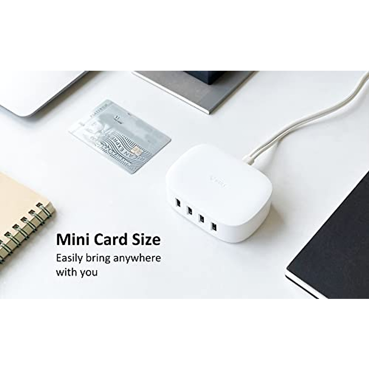 USB Charger Station, BULL USB Charging Station with 4 Port, Desktop USB ...