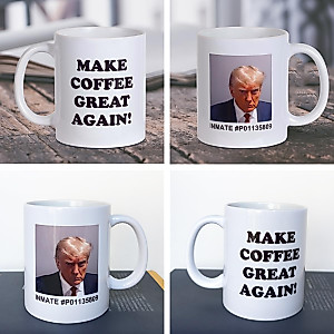 Trump Mug Shot Mug Make Coffee Great Again Mugshot Trump Coffee Mugs Gifts